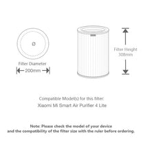 Xiaomi Smart 4 Lite Compatible Replacement Filter (HEPA + Active Carbo ...